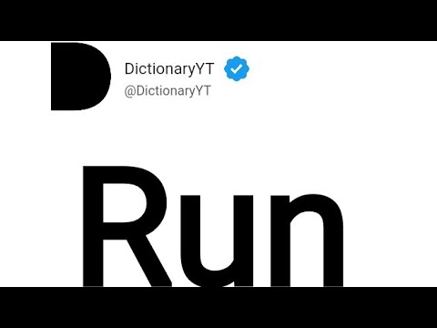Run Meaning in English