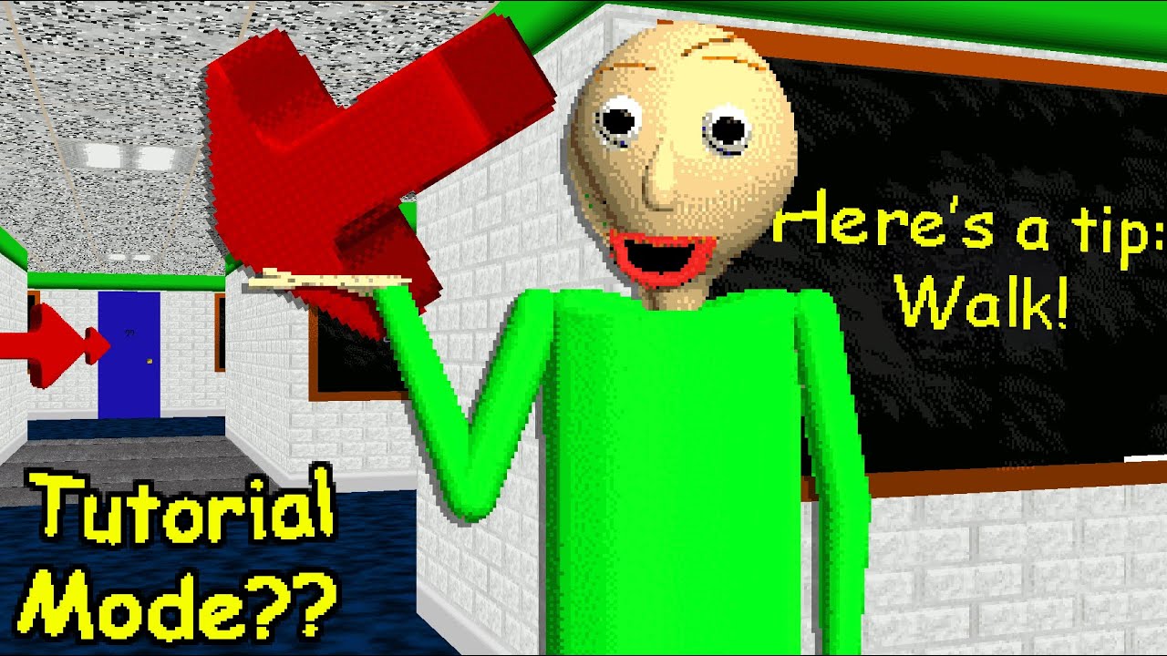 There's a TUTORIAL MODE?? | Baldi's Basics Plus V0.9 UPDATE