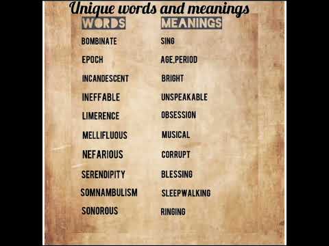 unique words and their meanings#trainyourvocab#viral#shorts