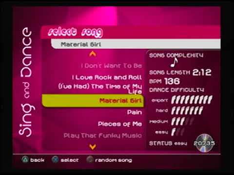 Karaoke Revolution Party (full song list sing and dance mode)