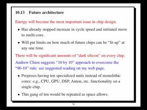 Parallel performance and parallel algorithms (2)