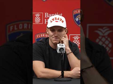 Matthew Tkachuk on Florida's Partying With the Stanley Cup 😂😂🏆