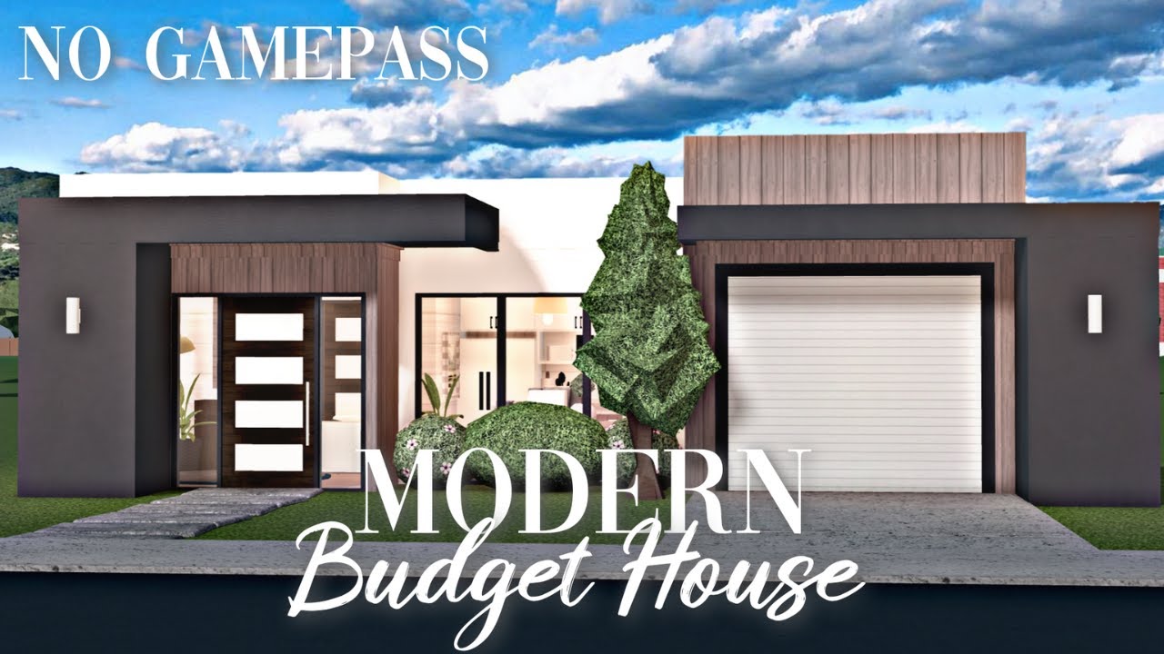 Roblox Bloxburg - No Gamepass Modern Budget Home - Minami Oroi