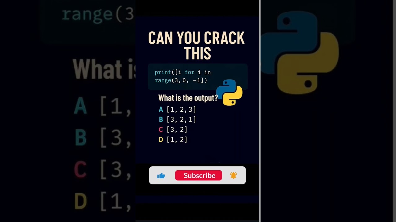 Comment your Answer |pythonquizPython programming #quiz #python