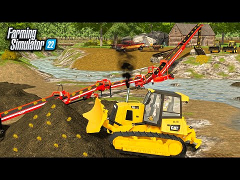 I MADE $150,000 GOLD MINING! (POOR MAN'S GOLD MINE) | FS22