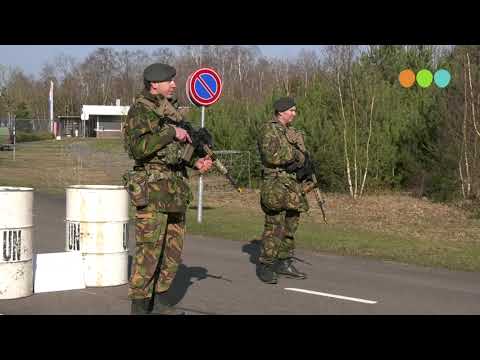 20 infanteriebataljon Bewaken en Beveiligen Korps Nationale Reserve bij de Prinses Margrietkazerne