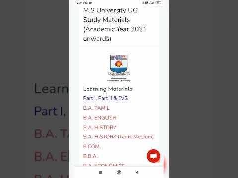 Part - II "Communicative English" PDF eBook Download | M.S University