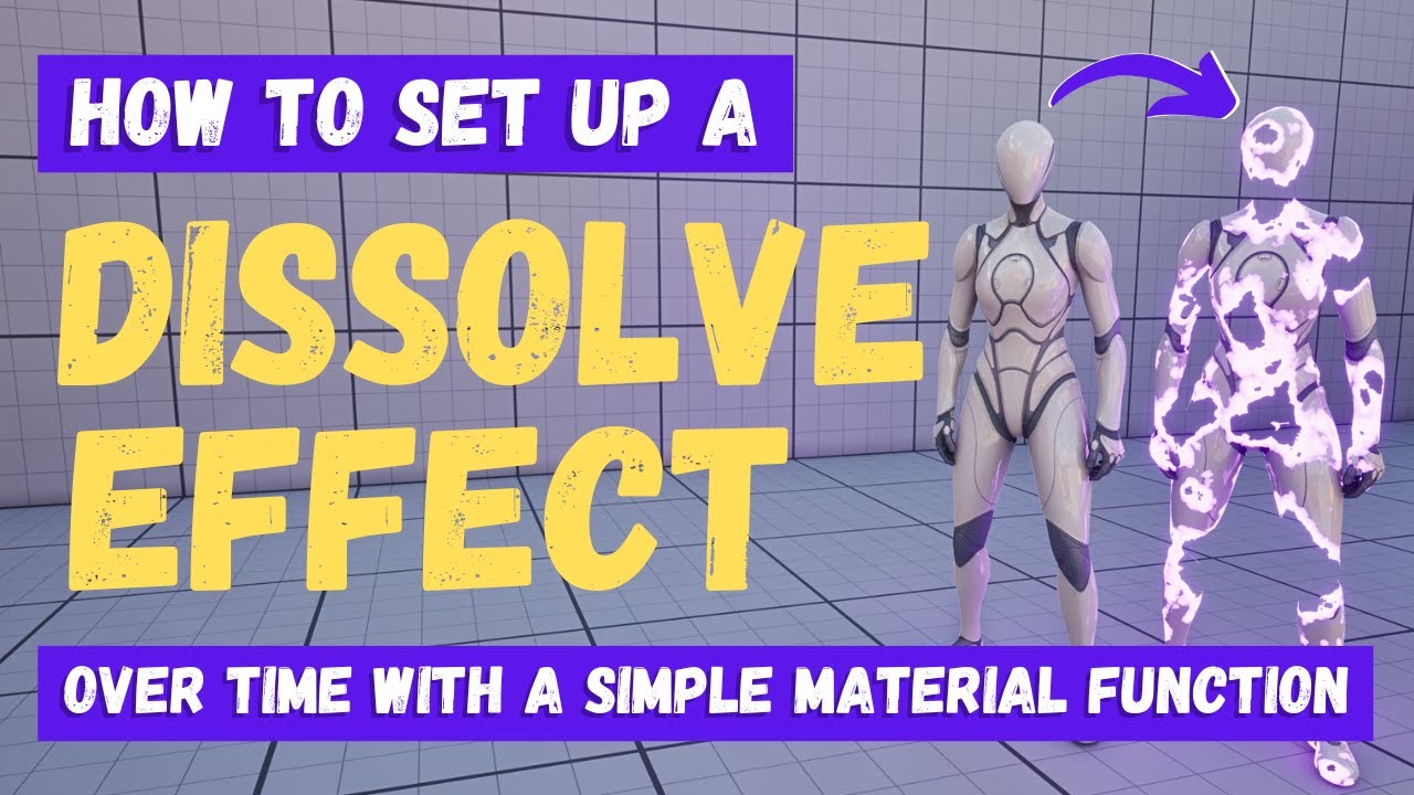 How To Create A Dissolve Effect - Unreal Engine 5 Material Tutorial