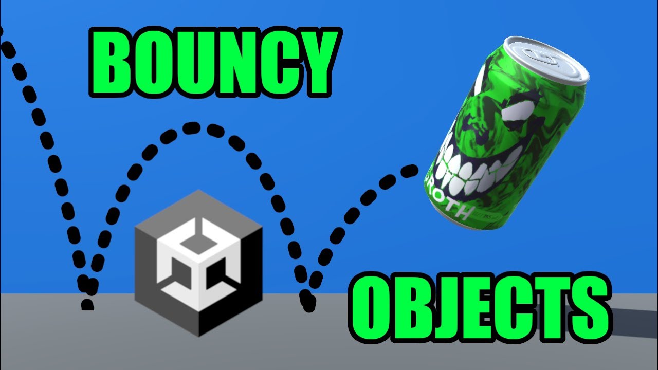 Bouncy GameObjects - Unity Physic Material Explained
