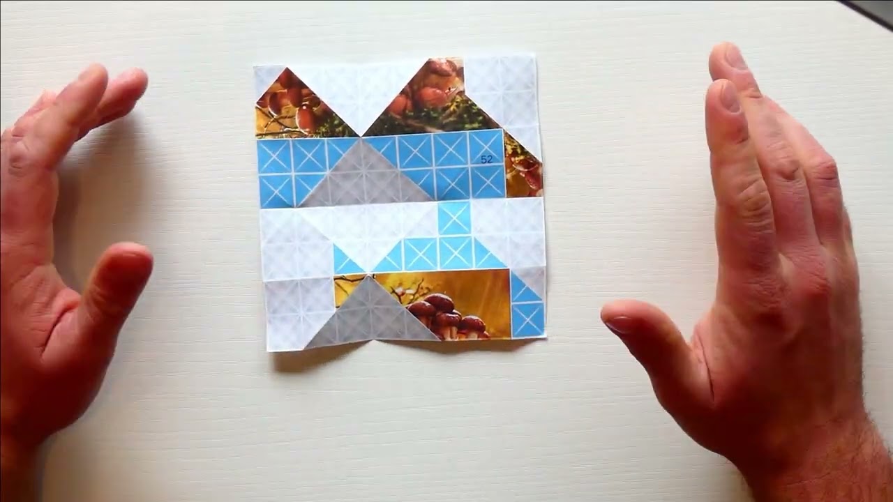 Foldology Origami Puzzles - Solution for #52