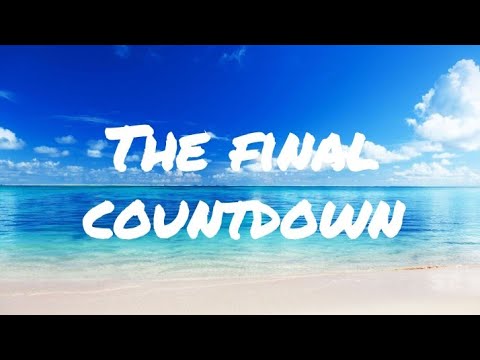 Europe _-_ final countdown song (lyrics) video #lyrics #finalcountdown