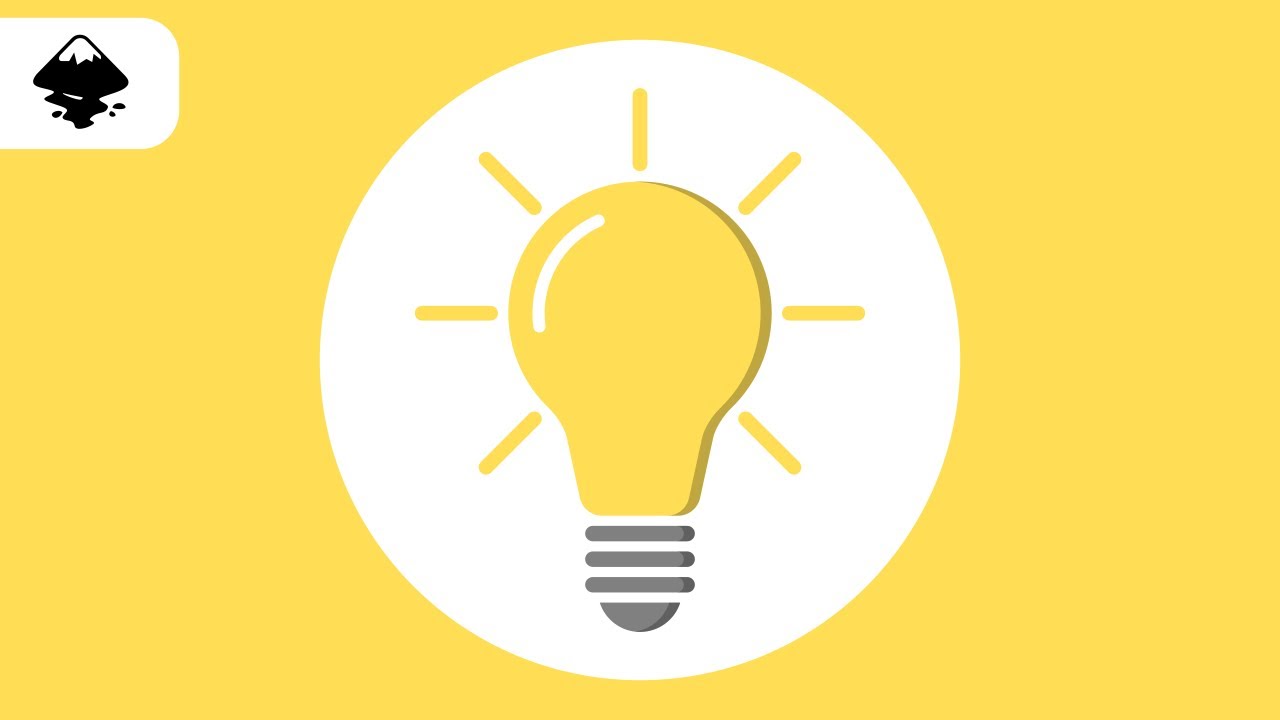 Create a Light Bulb Icon in Inkscape