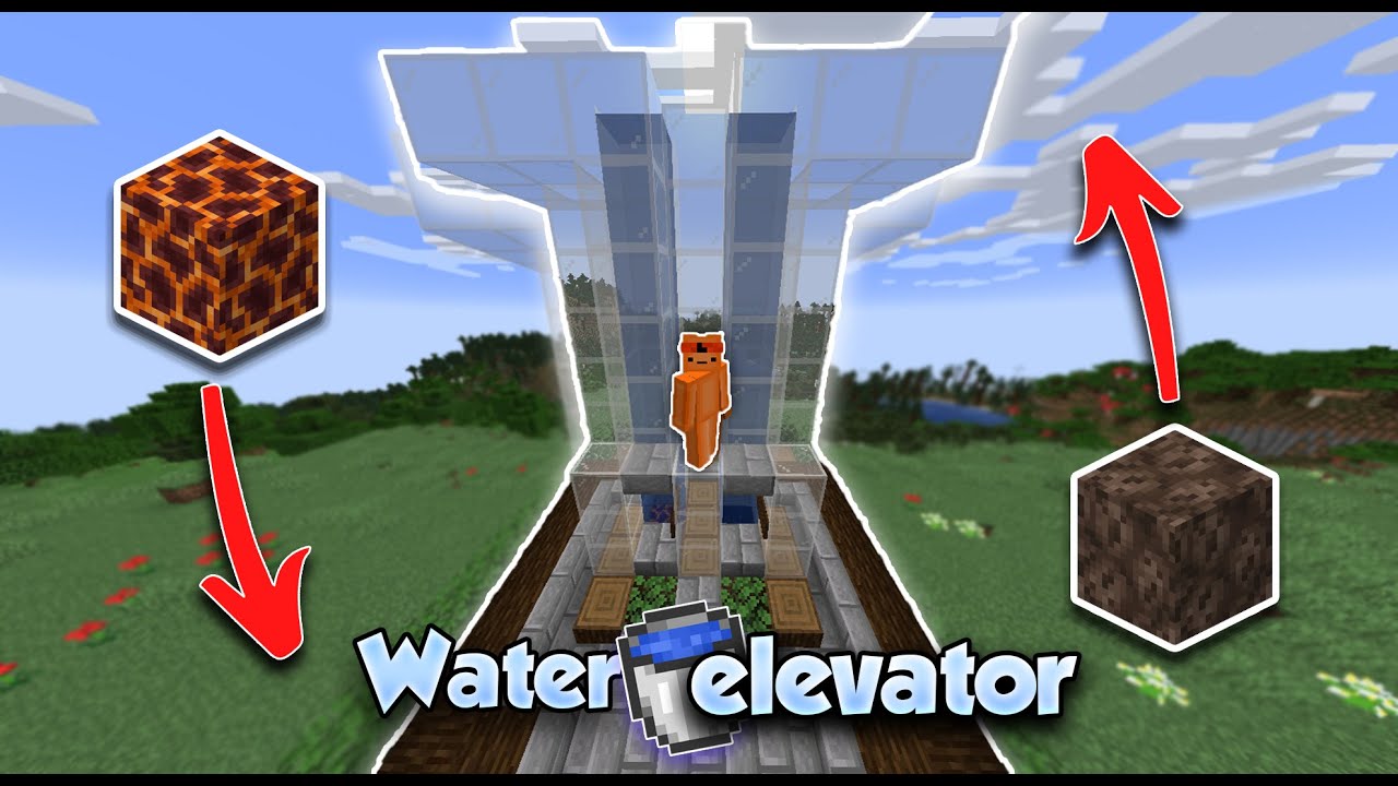 Easy Water Bubble Elevator Tutorial | Minecraft 1.21 (2026!)