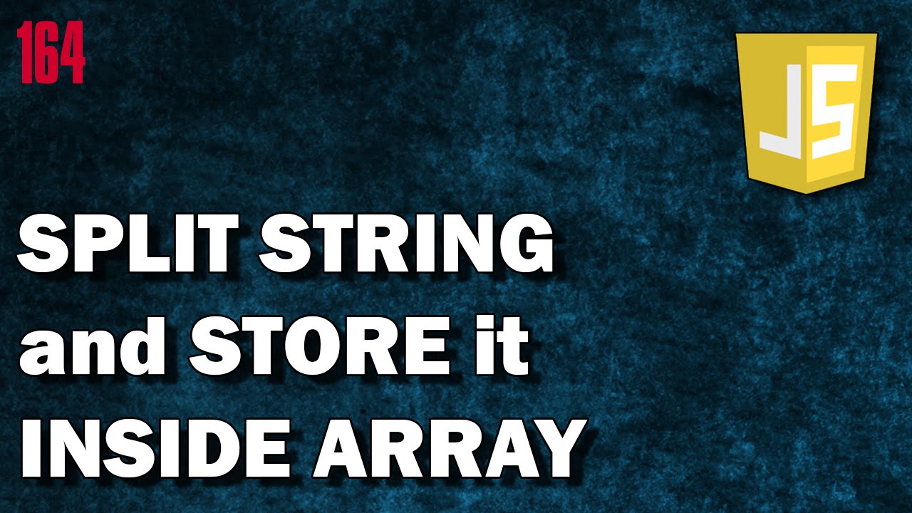 LEARN JAVASCRIPT How to split string into an array