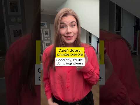 Order pierogi in Polish