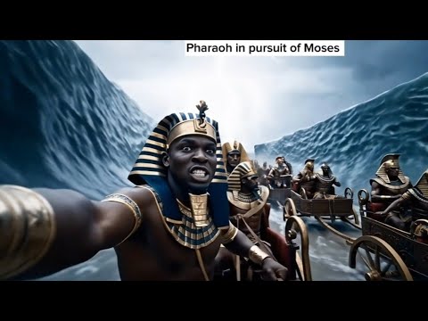 Pharaoh Chasing Moses Made with Google Veo 3 – Viral AI Bible Animation You Have to See!