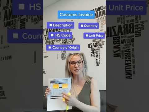 Everything you need to know about customs invoice #customs #shipping #smallbiz #ecom #3pl