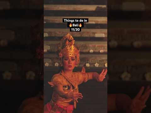 Things to do in Bali | Kecak fire dance at Uluwatu/ Ubud | Details in caption #bali #shorts #travel