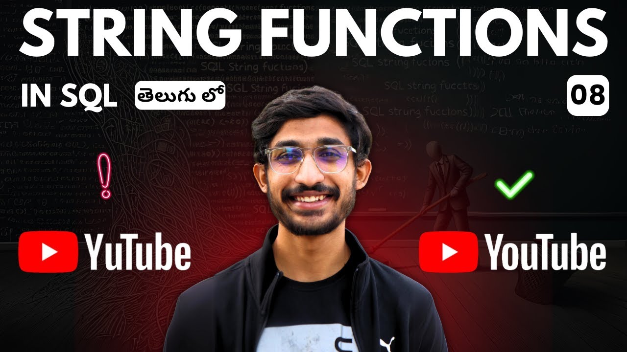 String Functions in SQL | Telugu
