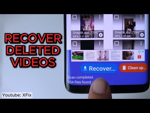 How to recover deleted videos on Android 2024