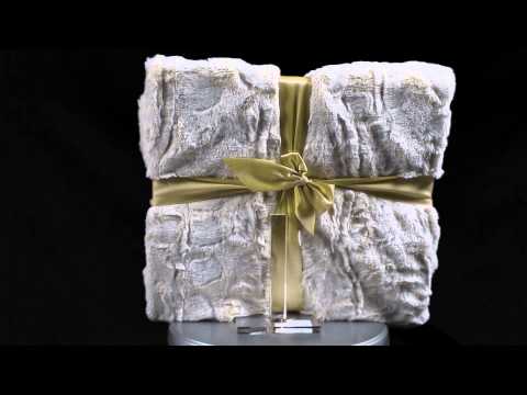 Brielle Nesting Faux Fur Reversible Throw