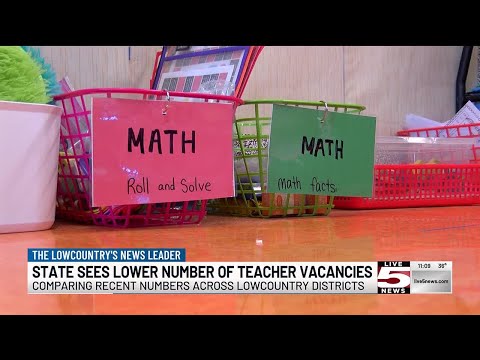 VIDEO: What the number of teacher vacancies looks like in Lowcountry school districts