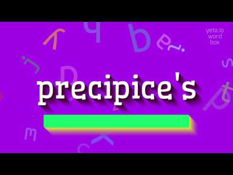 How to say "precipice's"! (High Quality Voices)