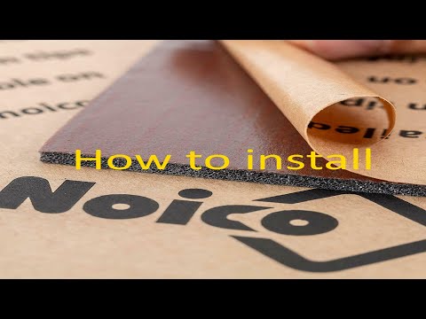 How to do Car Sound Deadening on the Car with Noico RED 150 mil (Mitsubishi Eclipse 2g)
