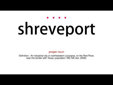 How to pronounce shreveport - Vocab Today