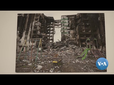 Ukrainian Artists Document Horrors of War in Warsaw Exhibit | VOANews