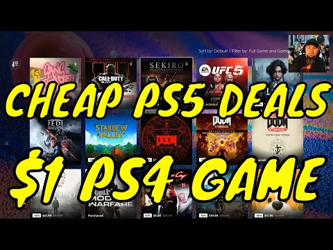 PS5 Cheap Games - PSN Sale $1 PS4 Game - SGF