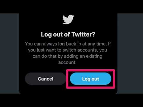 How to log out of Twitter on a computer Fast (using web browser)-#shorts