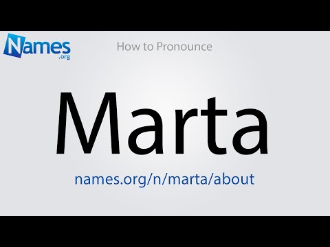How to Pronounce Marta