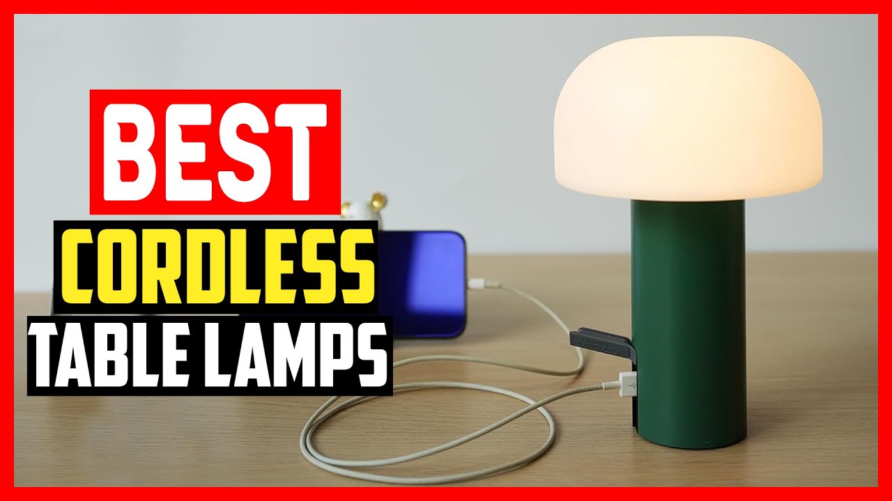 ✅Top 5  Best Cordless Table Lamps in 2025