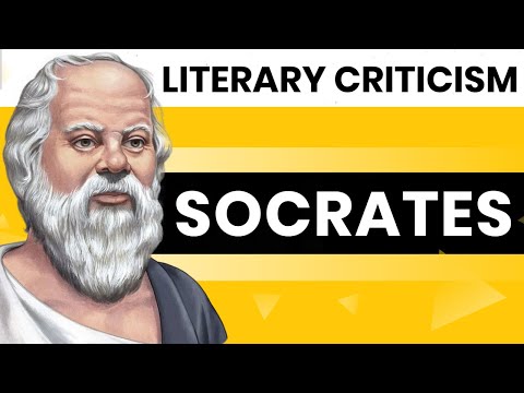 Socrates in English literature : Greek Critic and Literary Criticism ...