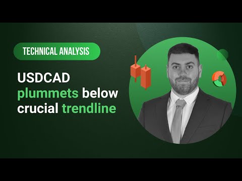 Technical Analysis: 15/12/2023 - USDCAD plummets below crucial trendline