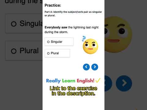 Quiz: Plural or Singular? Test Yourself!