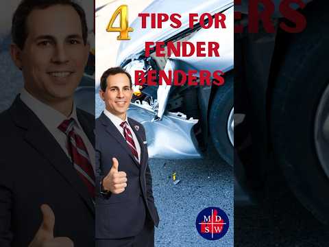Fender Bender? Here are 4 tips to help you handle it responsibly! #shorts #advice #fenderbender