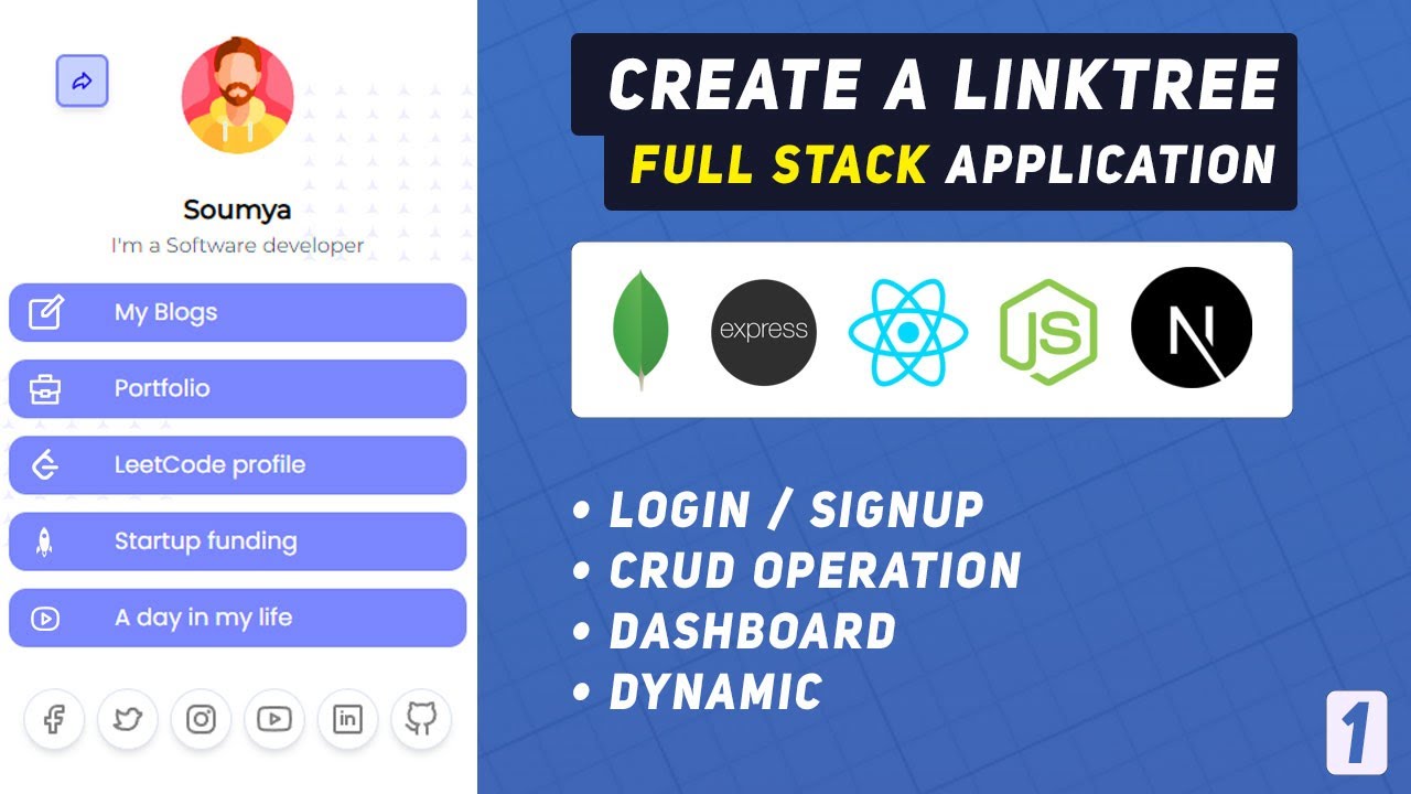 Setting up Frontend and Backend for LinkTree Project | Part 1
