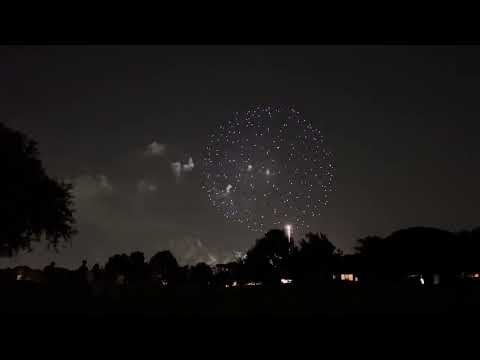 McKinney July 4th fireworks - red white and boom 2024