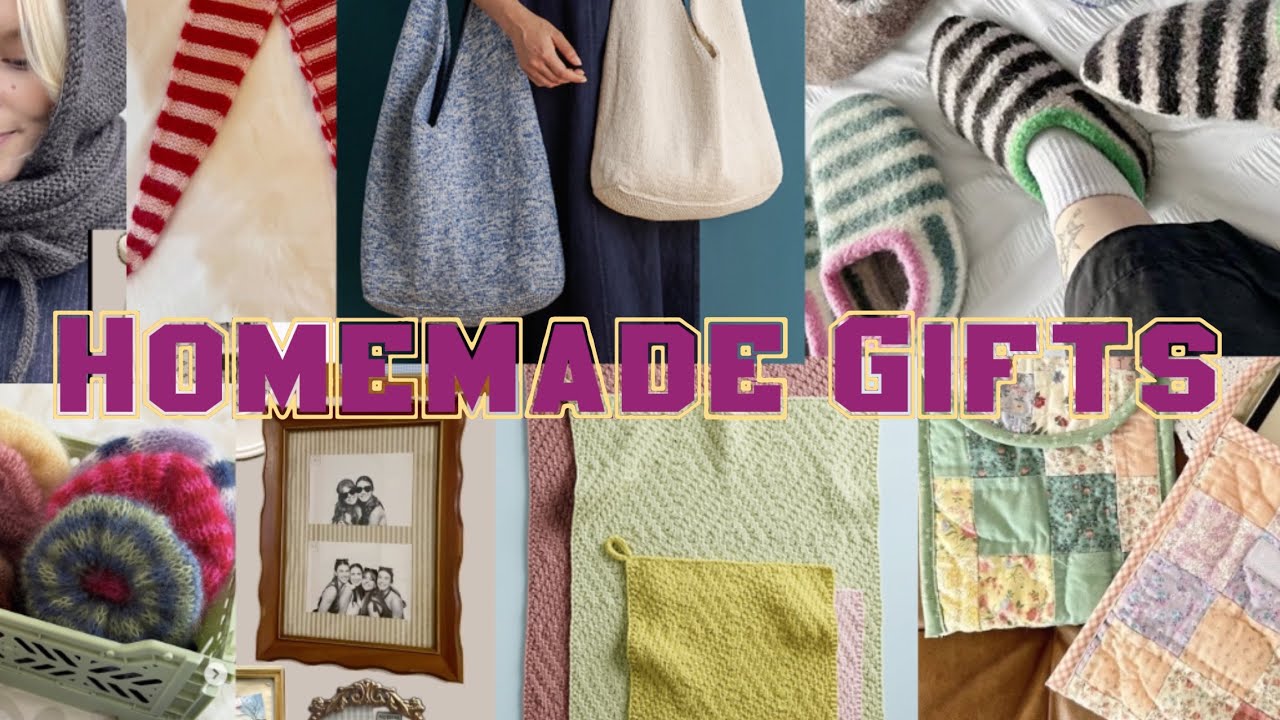 Homemade Gifts!! - Ideas + Free Patterns