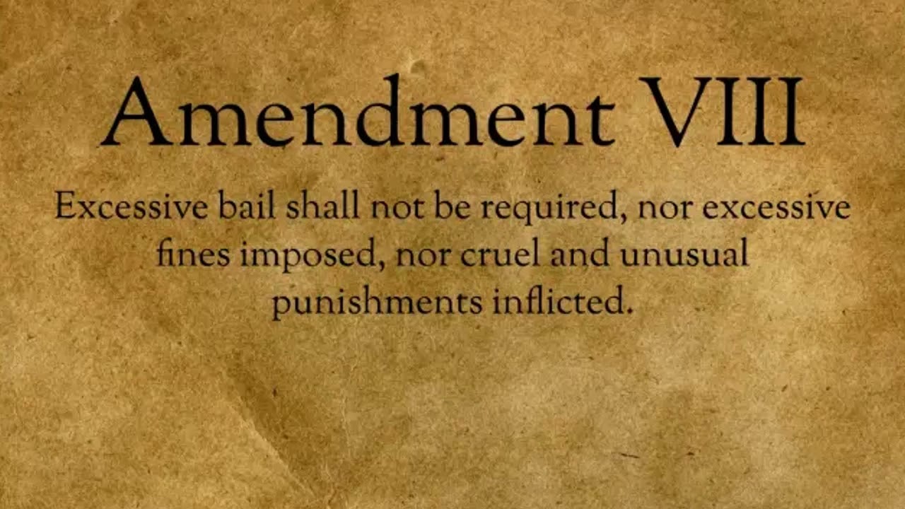 8th Amendment - Easy Memorization