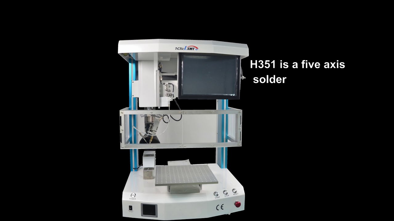 Auto Soldering Robot H351 Drag Soldering Application Video