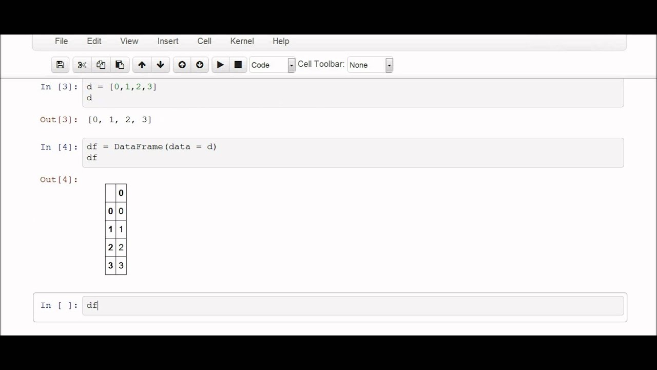 How to Create a Pandas DataFrame