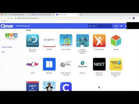 NYC Remote Learning Portal Username and Password