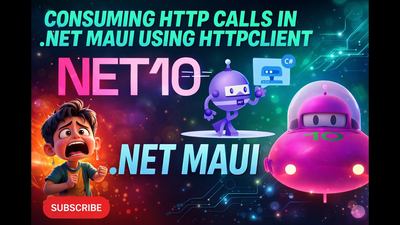 🔥 Consuming HTTP Calls in .NET MAUI Using HttpClient | GET, POST, PUT & DELETE Explained🚀