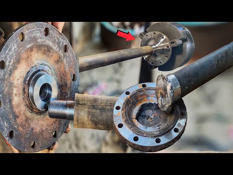 The method of repairing broken axles by widening them is stronger than before