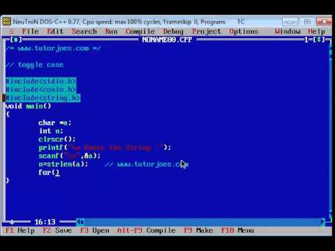 Learn Toggle Case in C Program Tamil - Mind Luster