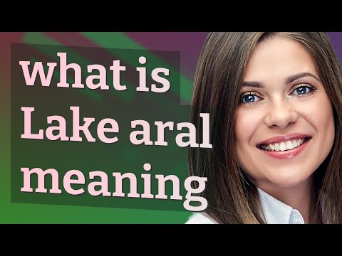 Lake aral | meaning of Lake aral