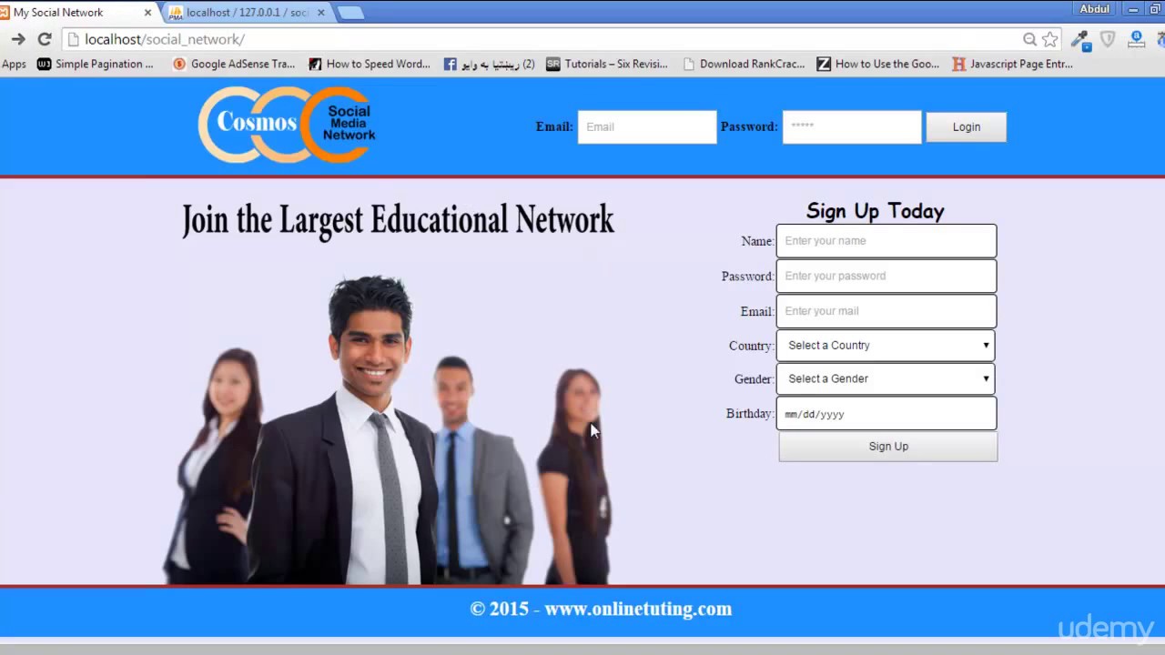 Web development tutorial -  Creating the Dynamic Template using php